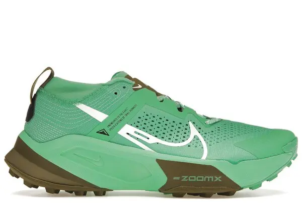 Nike Zoomx Zegama Trail Sneakers - Spring Green/olive Flak/black