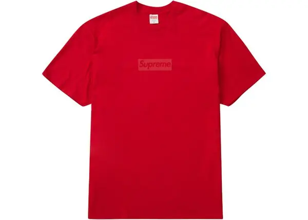 Supreme Tonal Box Logo Tee Shirt - Red
