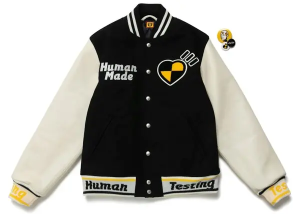 HUMAN MADE X A$ap Rocky Human Testing Varsity Jacket