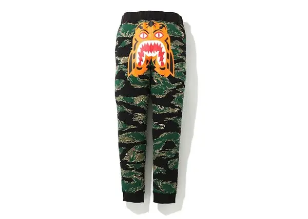 A BATHING APE Tiger Camo Tiger Slim Sweat Pants