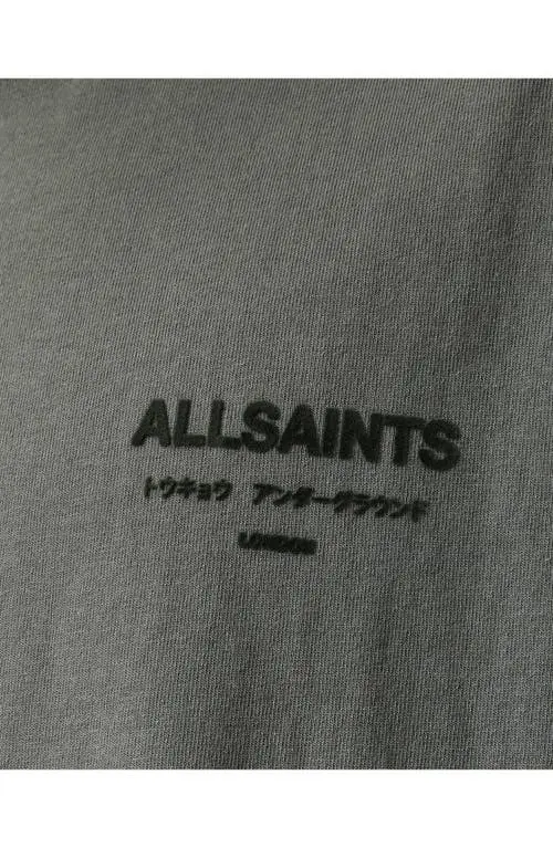 ALLSAINTS Xander Crewneck T-shirt - Maple Green