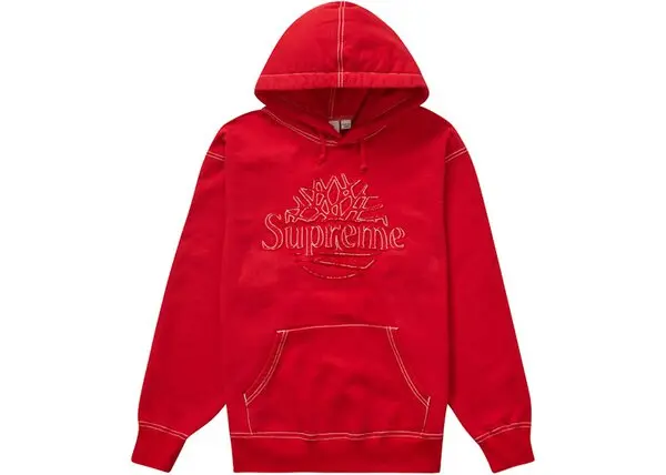 Supreme Timberland Hooded Sweatshirt - Red