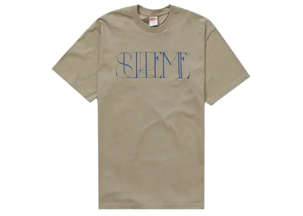 Supreme Trademark Tee Shirt - Stone