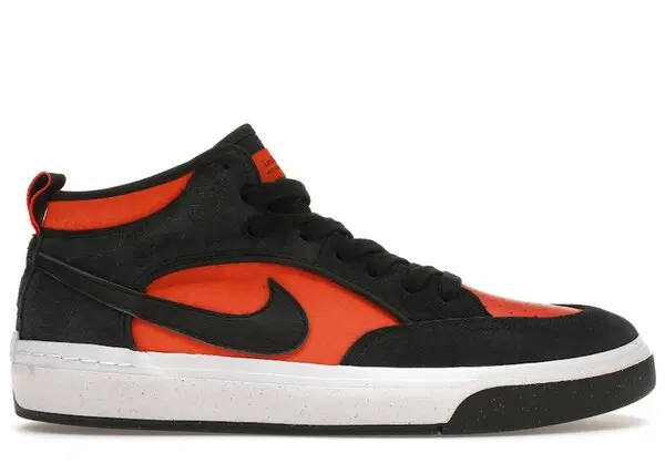 Nike Sb React Leo Electro Sneakers - Black/orange