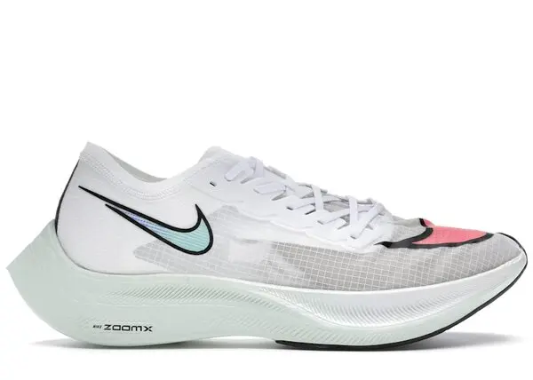 Nike Zoomx Vaporfly Next% Sneakers - White/black/hyper Jade