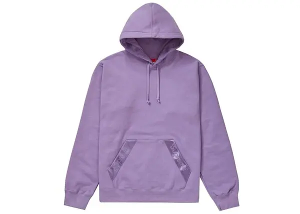 Supreme Tonal Webbing Hooded Sweatshirt - Violet
