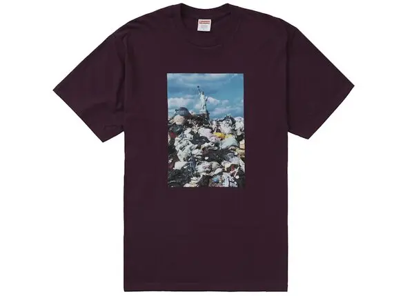 Supreme Trash Tee Shirt - Eggplant