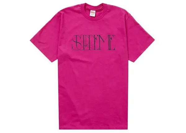 Supreme Trademark Tee Shirt - Magenta