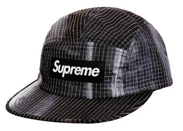 Supreme Tie Dye Ripstop Camp Cap - Black