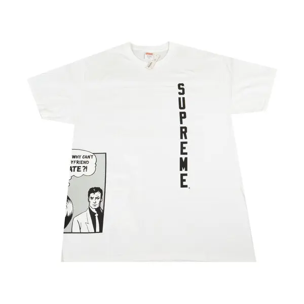Supreme Thrasher Boyfriend Tee Shirt - White