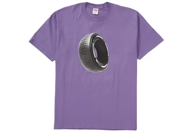 Supreme Tire Tee Shirt - Purple