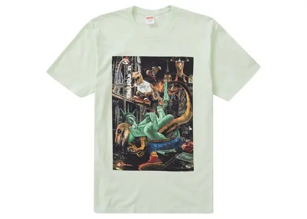 Supreme Trex Tee Shirt - Pale Green