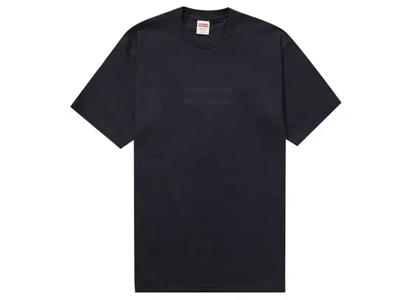 Supreme Tonal Box Logo Tee Shirt - Black