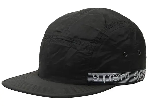 Supreme Tonal Taping Camp Cap - Black
