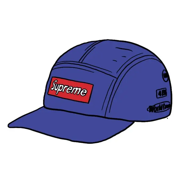 Supreme Trail Camp Cap - Blue
