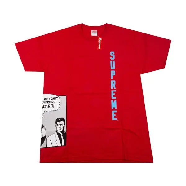 Supreme Thrasher Boyfriend Tee Shirt - Red