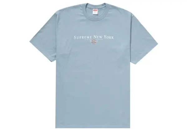 Supreme Tradition Tee Shirt - Dusty Blue