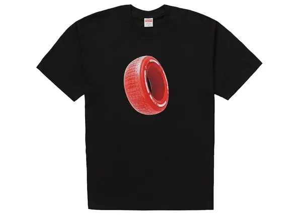 Supreme Tire Tee Shirt - Black