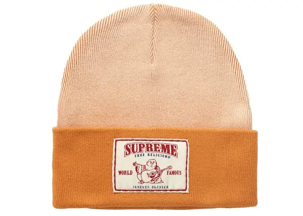 Supreme True Religion Beanie - Dusty Orange