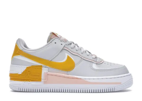 Nike Air Force 1 Low Shadow - Vast Grey/pollen Rise/washed Coral