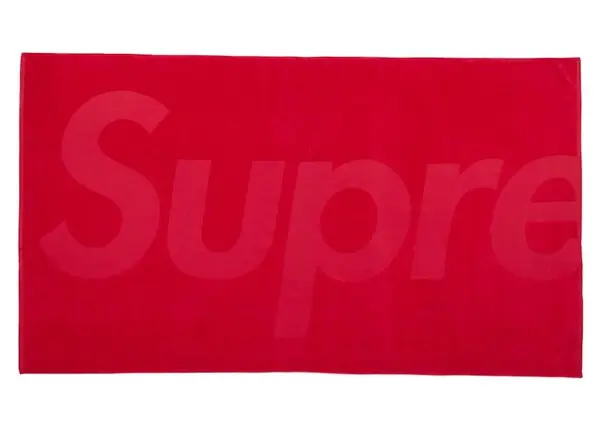 Supreme Tonal Logo Towel - Red