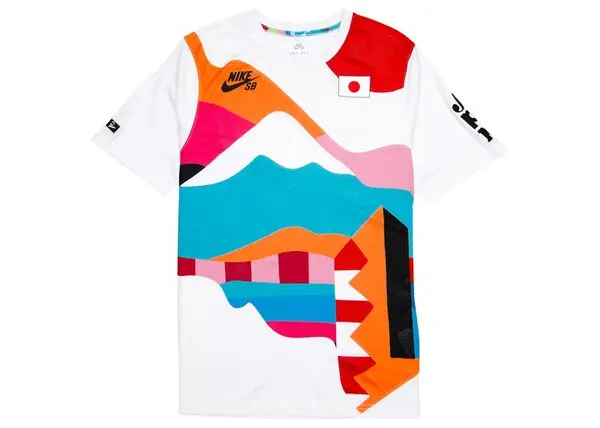 Nike X Parra Japan Federation Kit Crew Jersey - White/black