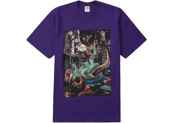 Supreme Trex Tee Shirt - Purple
