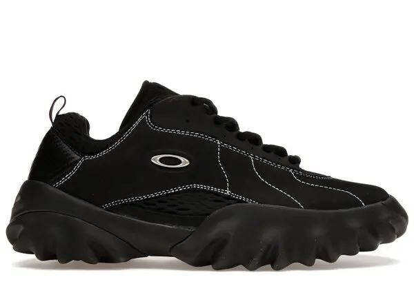 Oakley Factory Team Full Grain Leather Chop Saw Sneakers - Black