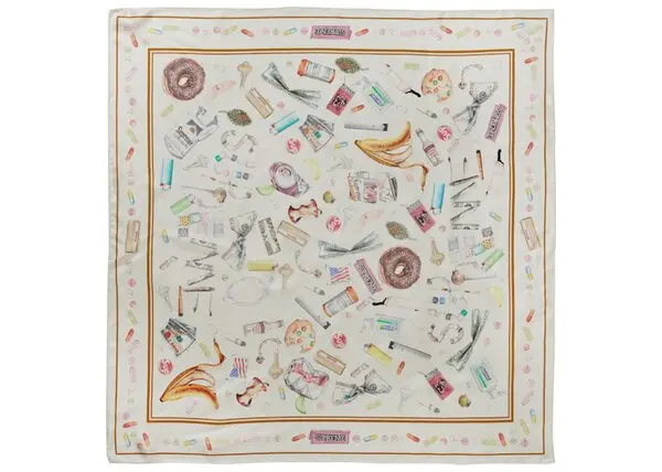 Supreme Trash Silk Scarf - Multicolor