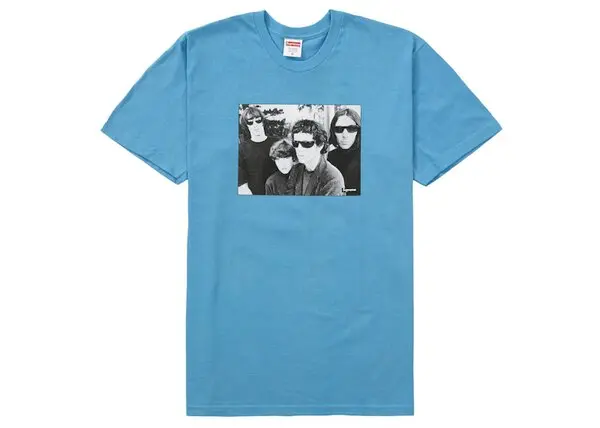 Supreme The Velvet Underground Tee Shirt - Light Slate