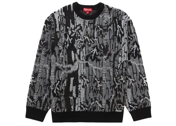 Supreme Trebark Camo Knit Sweater