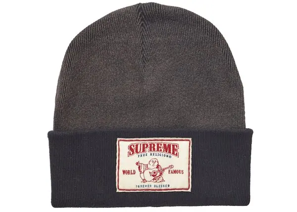 Supreme True Religion Beanie - Black