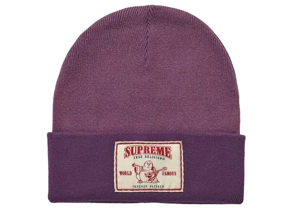 Supreme True Religion Beanie - Purple