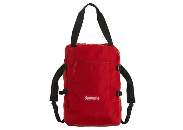 Supreme Tote Backpack - Red