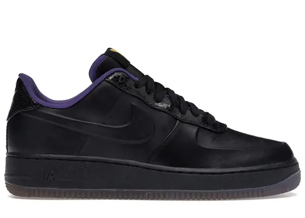Nike Force 1 Supreme Vt Kobe Sneakers - Black/varsity Purple/varsity Maize