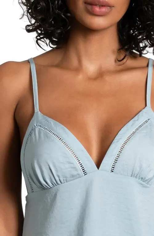 MIDNIGHT BAKERY Marion Ladder Trim Satin Chemise
