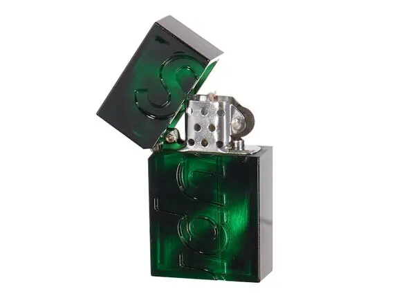 Supreme Tsubota Pearl Hard Edge Lighter - Green