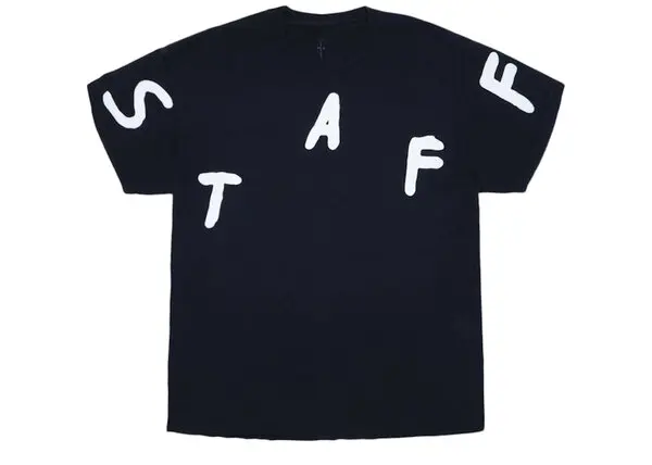 TRAVIS SCOTT Astrofest Staff 2019 Tee Shirt - Black