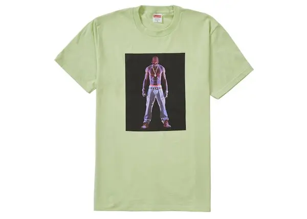 Supreme Tupac Hologram Tee Shirt - Pale Mint