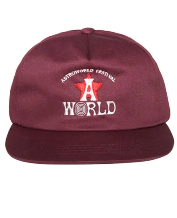 TRAVIS SCOTT Astro Hat - Burgundy