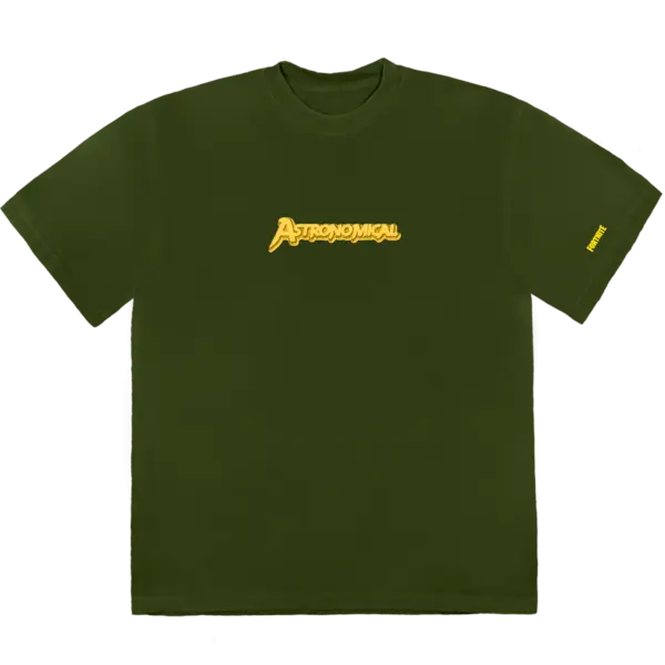 TRAVIS SCOTT Astro Cyclone T-shirt - Washed Olive