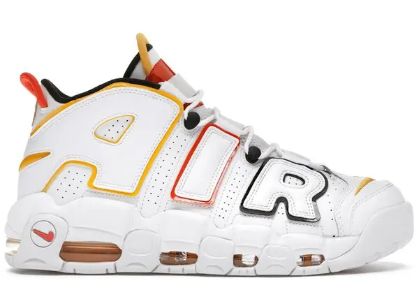 Nike More Uptempo Rayguns - White