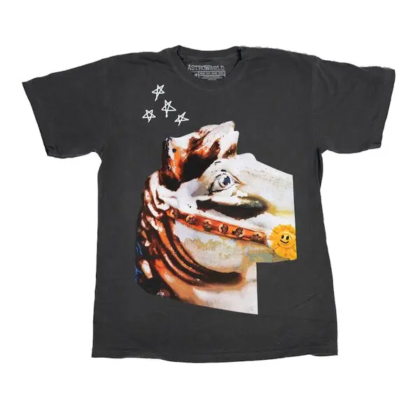 TRAVIS SCOTT Astroworld Horse Head Tee Shirt