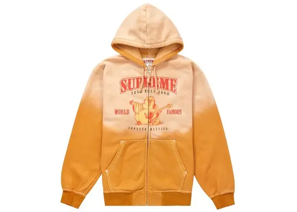 Supreme True Religion Zip Up Hooded Sweatshirt