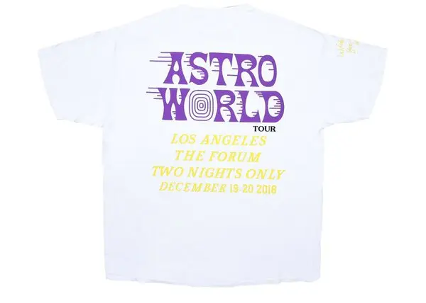 TRAVIS SCOTT Astroworld La Exclusive T-shirt - White
