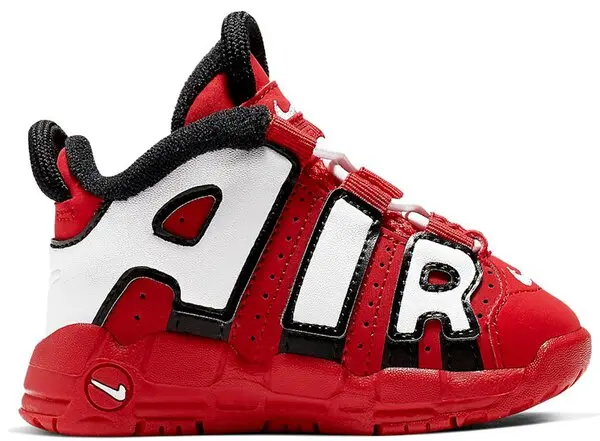 Nike Air More Uptempo Sneakers - University Red/black/summit White