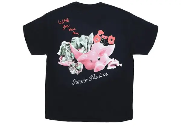 TRAVIS SCOTT Astroworld Barclays Exclusive Pig T-shirt - Black