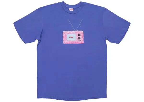 Supreme Tv Tee Shirt - Light Purple