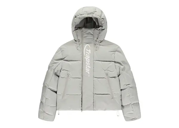 Trapstar Hyperdrive Technical Puffer Jacket - Light Grey