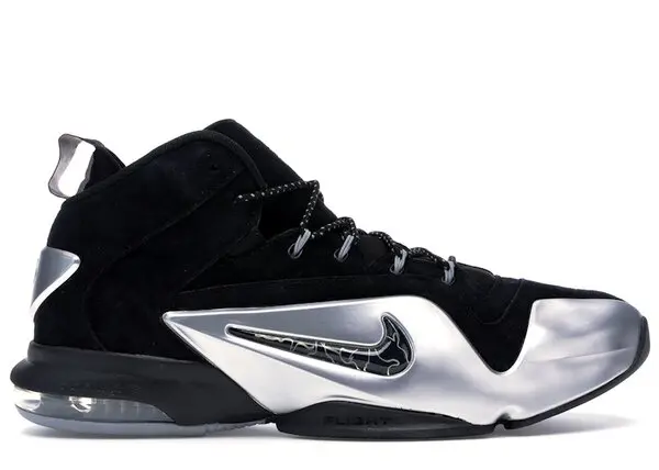 Nike Penny 6in Sneakers - Black/metallic Silver